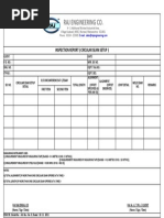 Tool Life Monitoring Sheet: Machine No. No. of Cutting Edge Insert Name ...