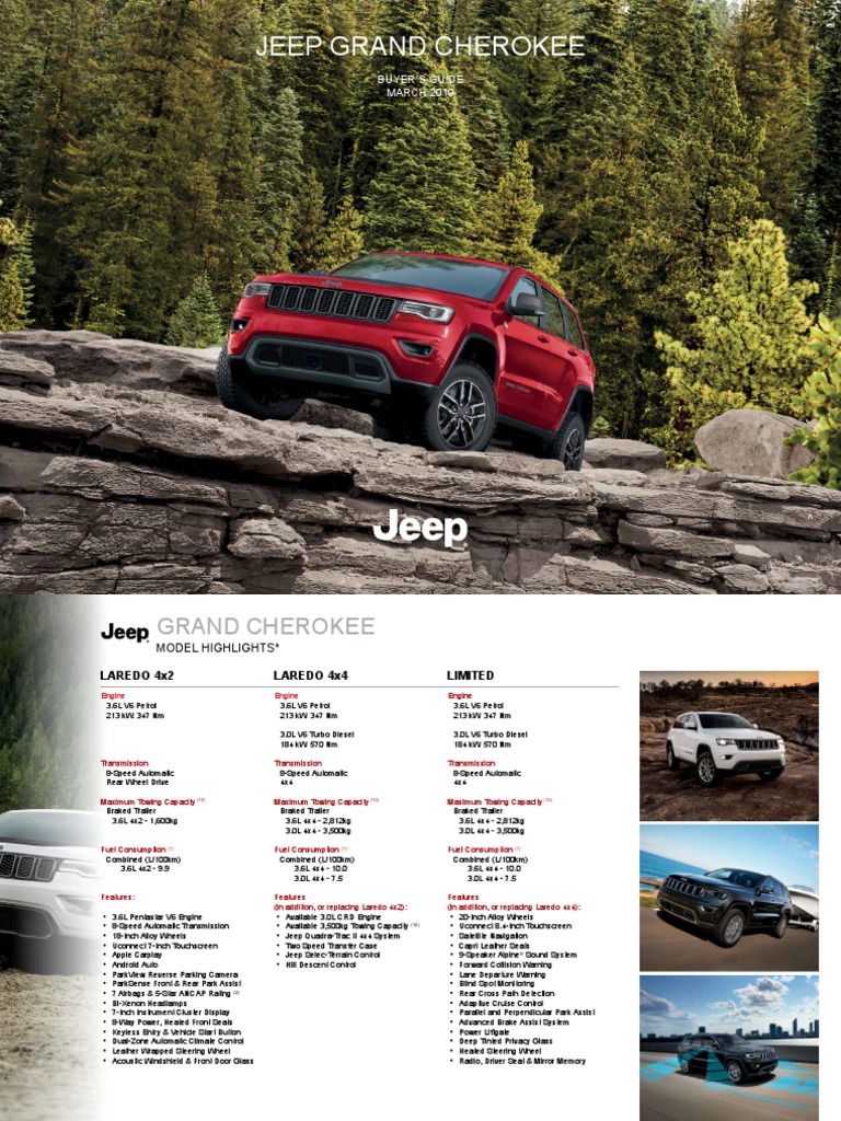 WK2 Jeep Grand Cherokee - Brochure BUYERS's GUIDE - AUStralia 2019 ...