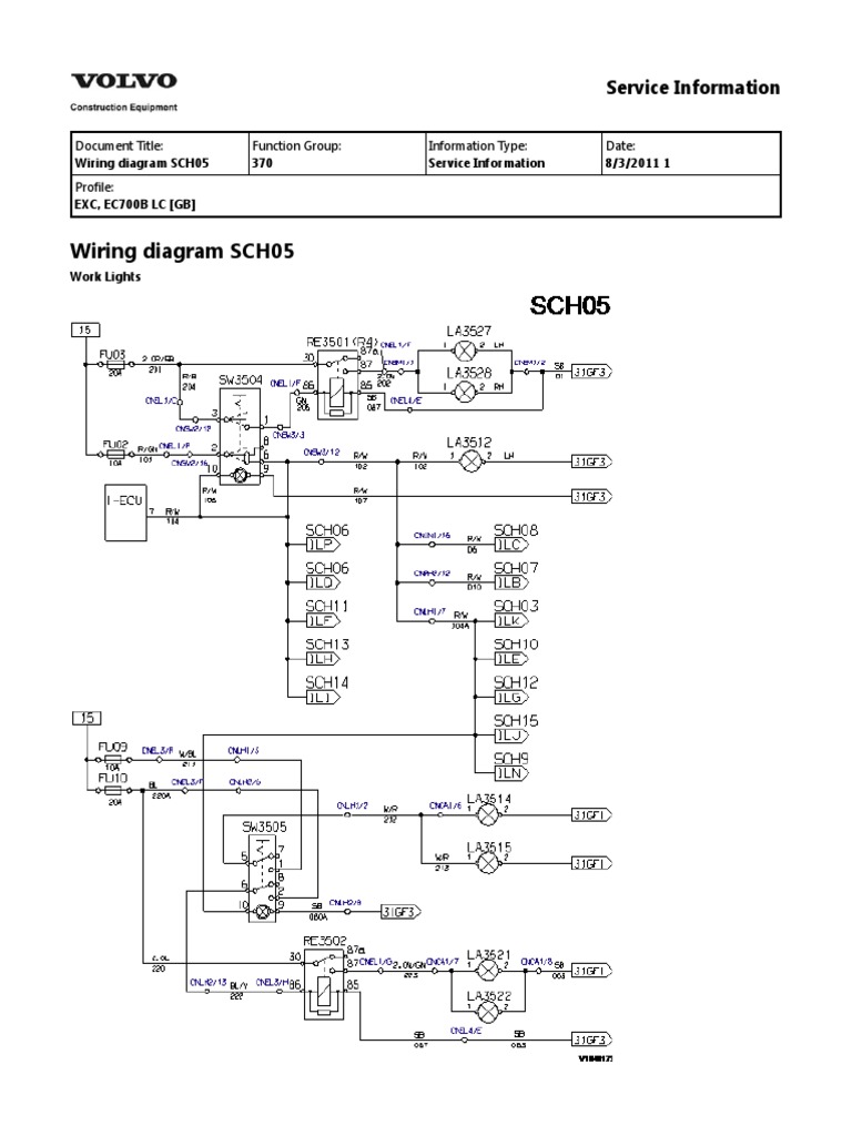 Work Lights Wiring Diagram SCH05 | PDF | Technology & Engineering