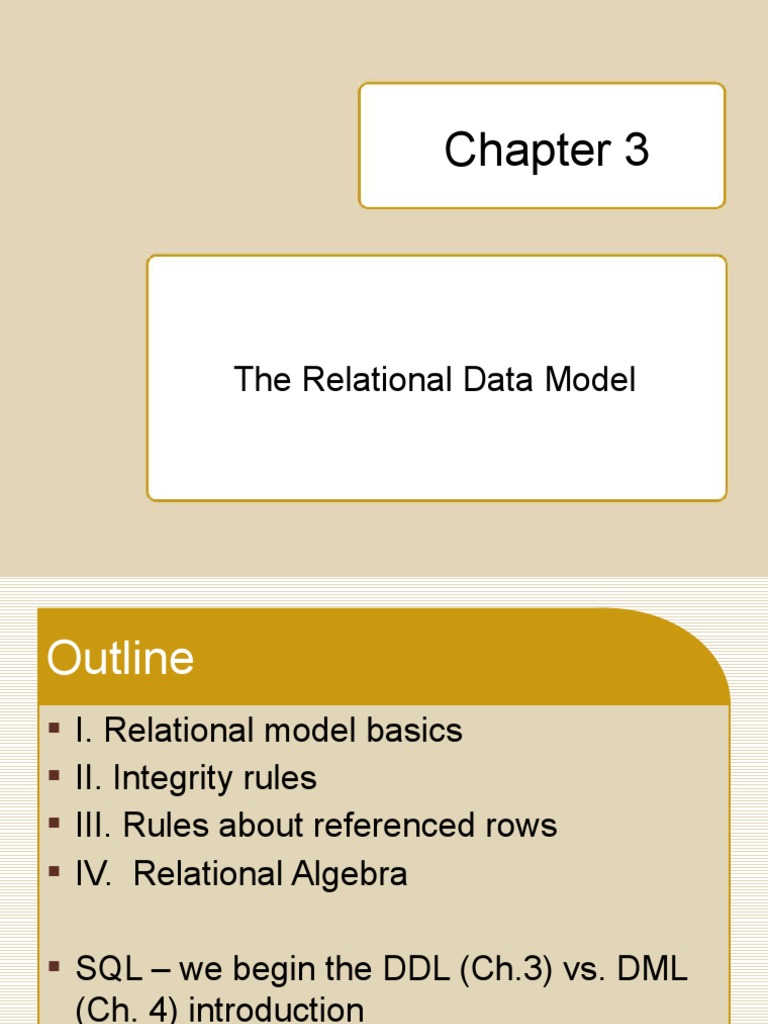 The Relational Data Model | PDF | Relational Database | Scientific Modeling