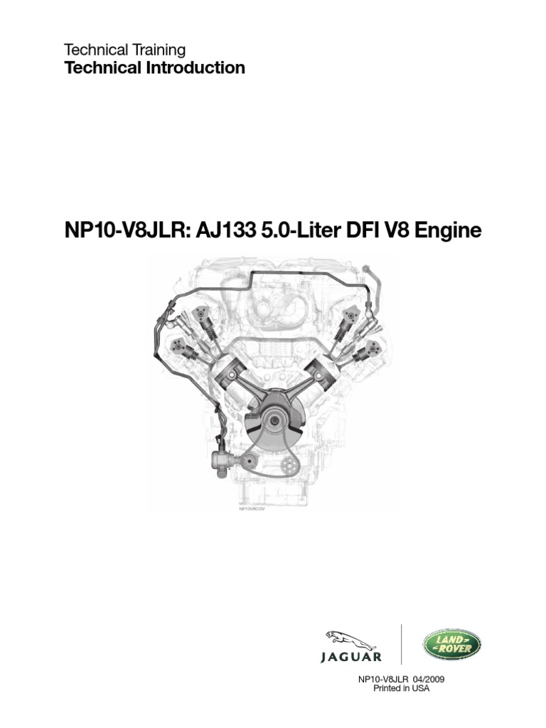 Land Range Rover - Engine NP10 V8 508PS JLR AJ-133 Gen III 5.0 TECH ...