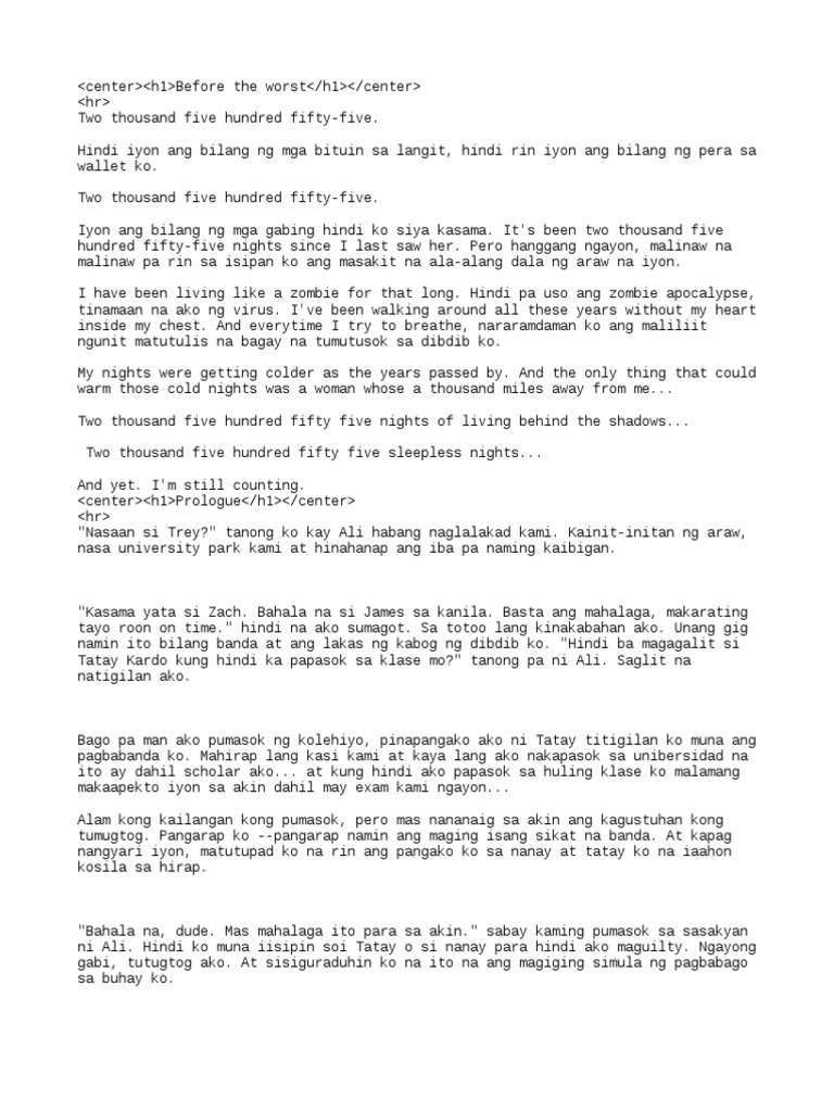 (Xxakanexx) Before The Worst | PDF