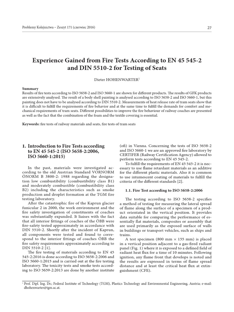 Iso 5658 - 2 | PDF | Fires | Combustion