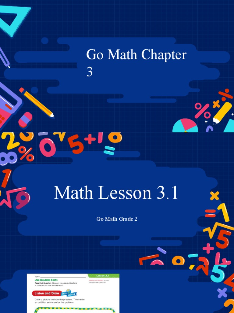 Go Math Grade 2 Chapter 3 Overview | PDF