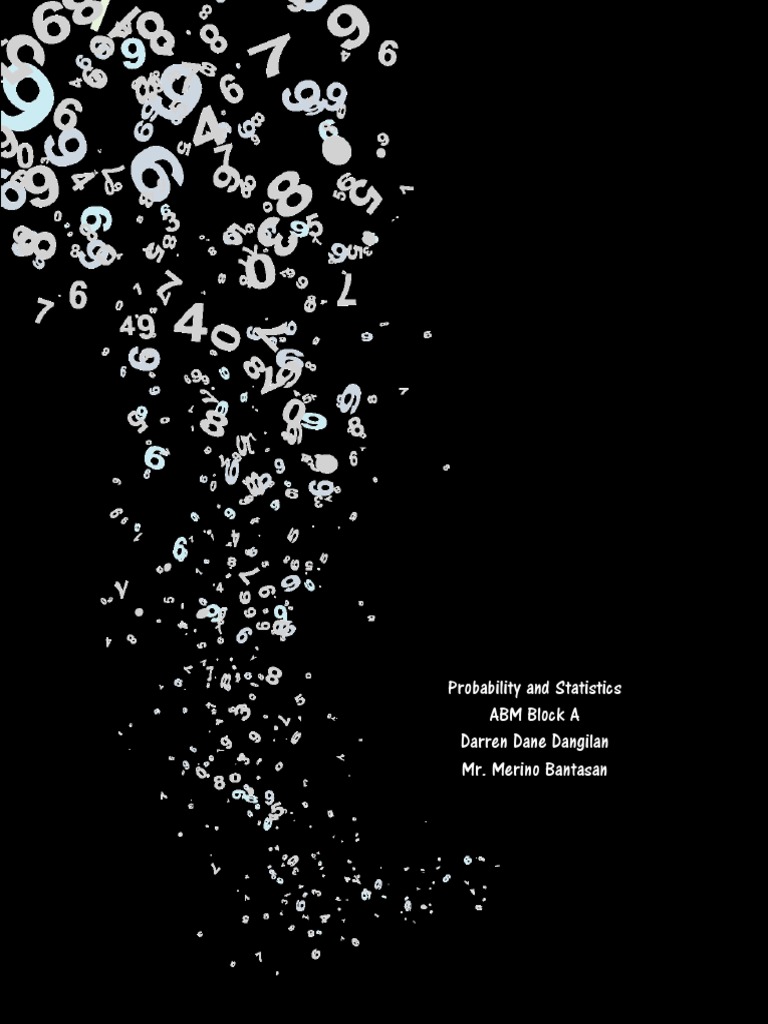 Statistics and Probability - Cover Page | PDF