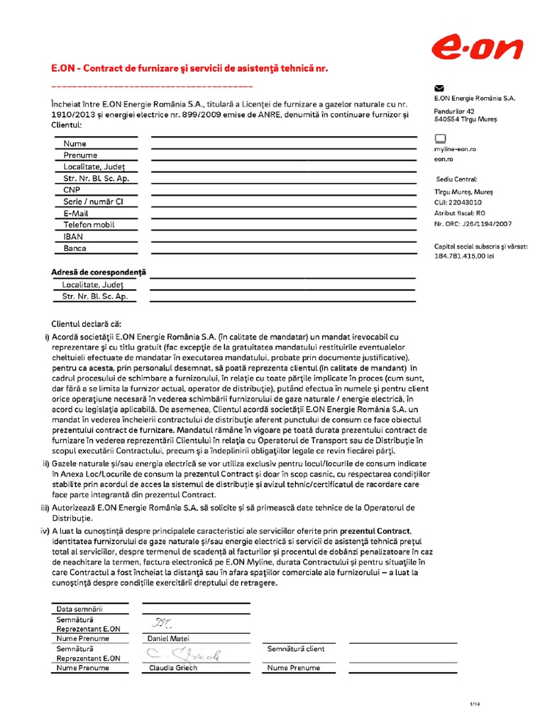 Contract Eon Duo Assist Pro | PDF