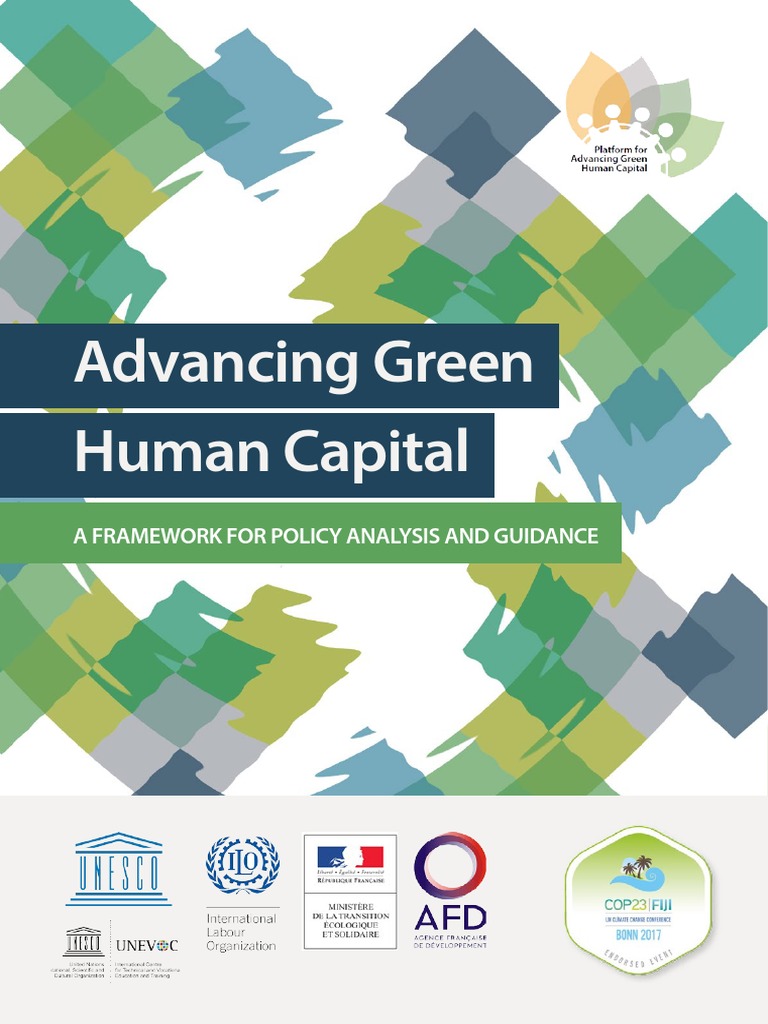 Advancing Green Human Capital: A Framework For Policy Analysis and ...