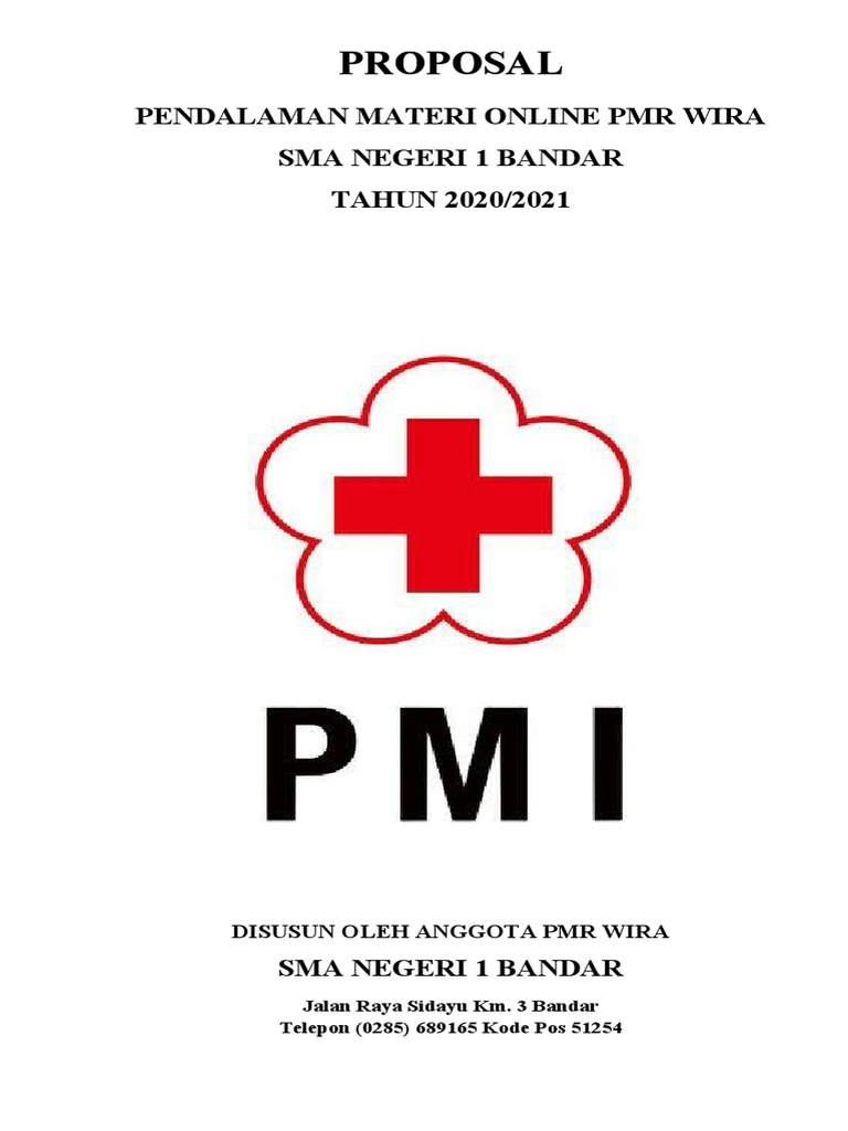 Proposal Pendalaman Materi PMR 2020/2021 | PDF