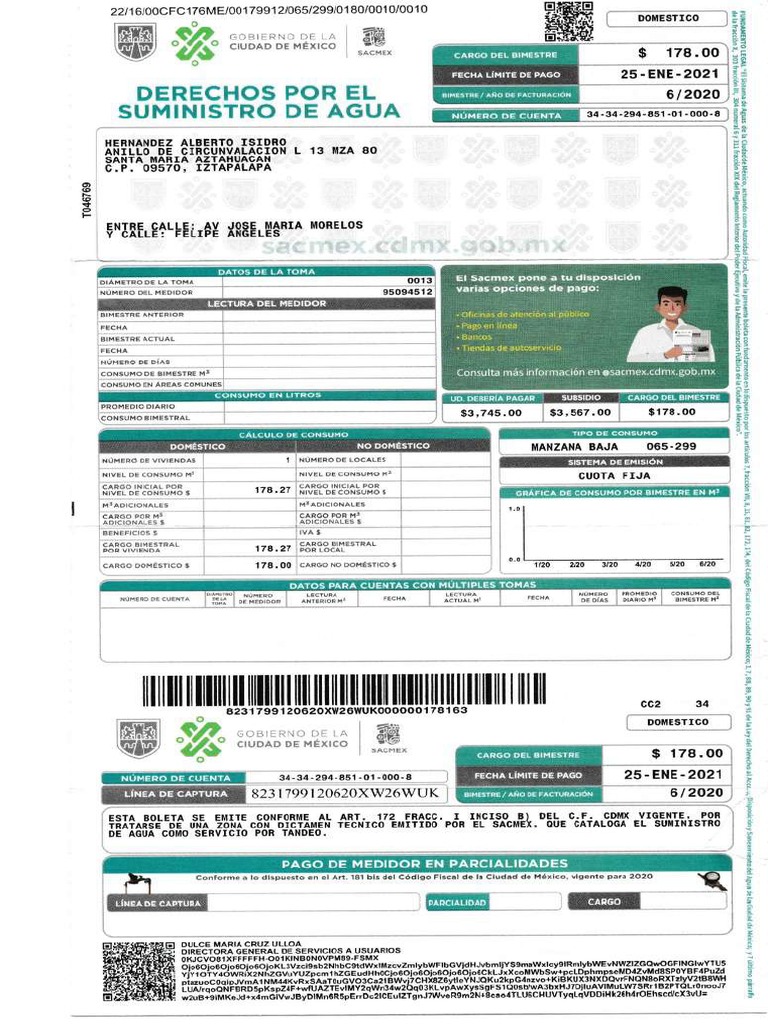 Comprobante de Domicilio | PDF