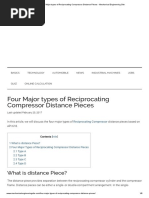 Four Major Types of Reciprocating Compressor Distance Pieces | PDF ...