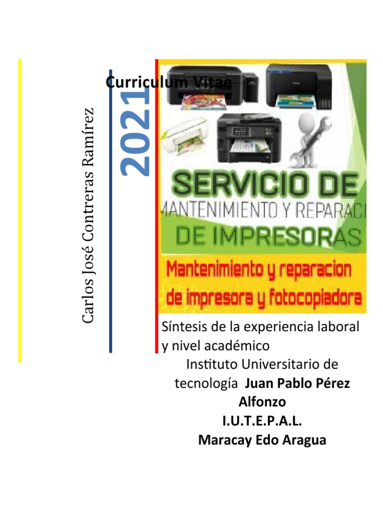 Resumen Curricular Carlos Contreras | PDF | Microsoft Windows ...
