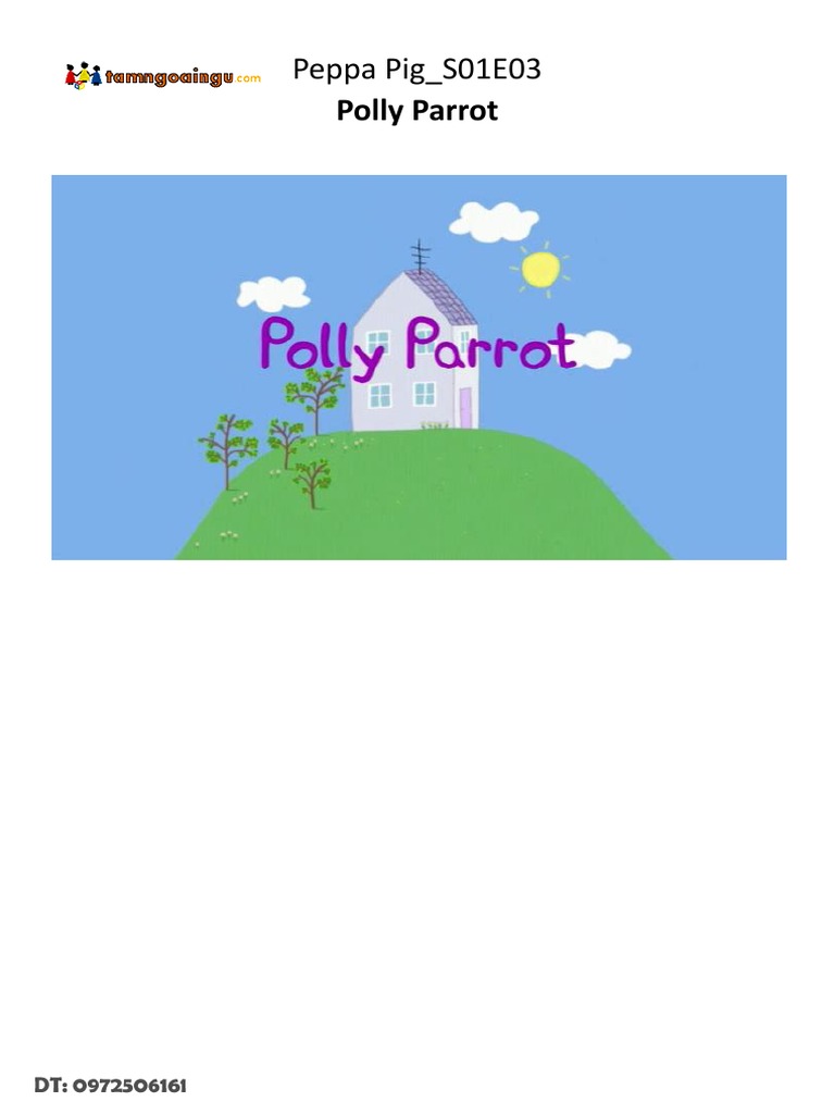 Polly Parrot Peppa Pig