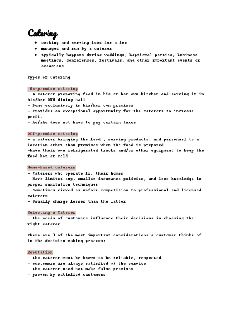 Tle Reviewer Pdf Tableware Cooking