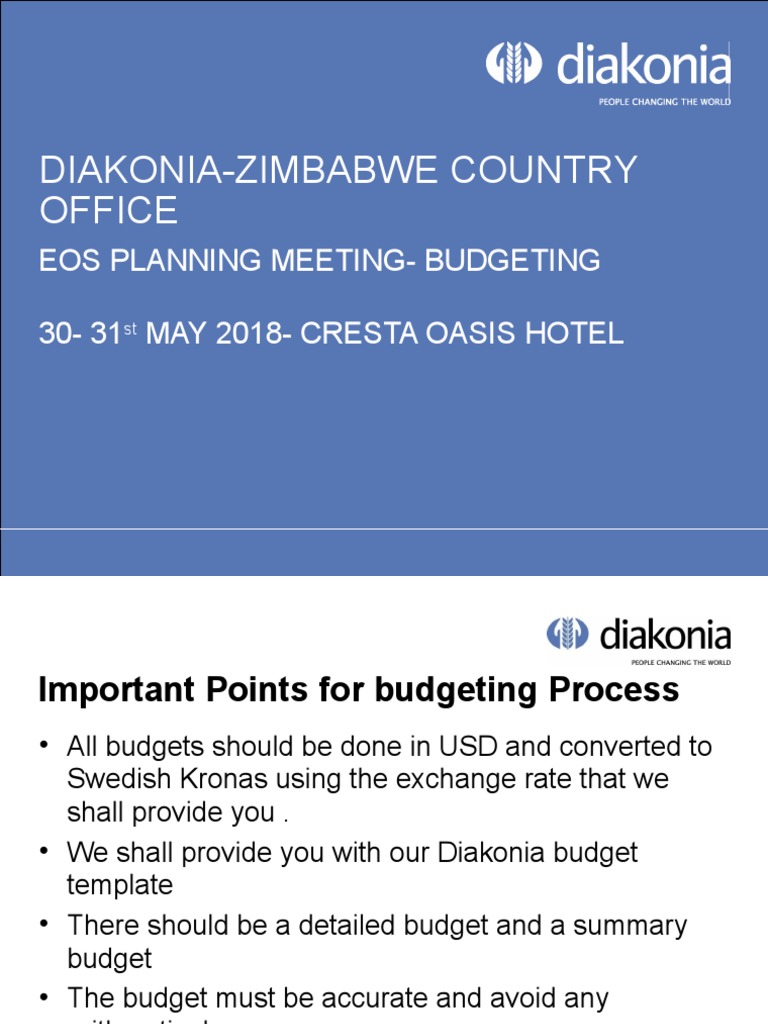 Budget Guidelines PDF