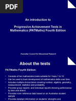 Interpreting ACER PAT Test Results | PDF | Percentile | Cognition