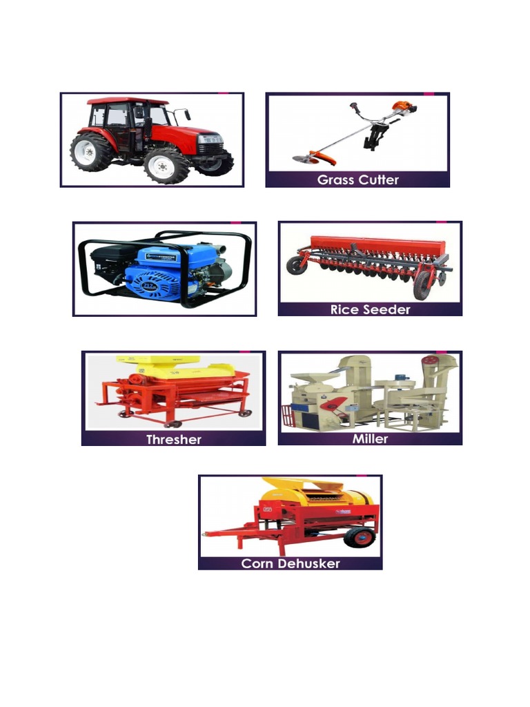 Mga Sasakyan at Kagamitan para Sa Pagsasaka | PDF