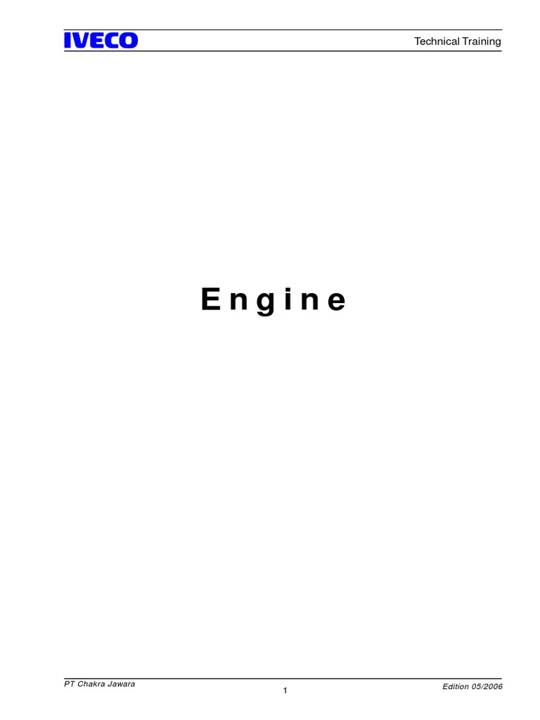Engine: Technical Training | PDF | Turbocharger | Fuel Injection