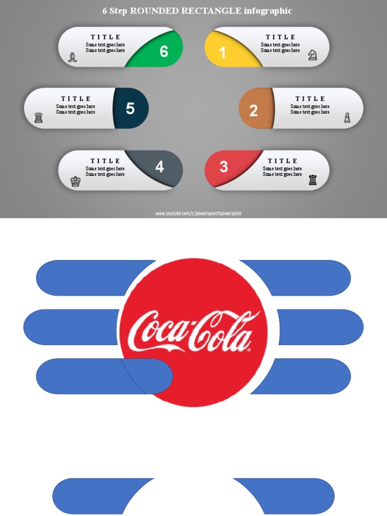 9.create 6 Step ROUNDED RECTANGULAR Infographic | PDF