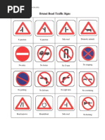 Traffic Signs in India Overview | PDF | Road | Land Transport