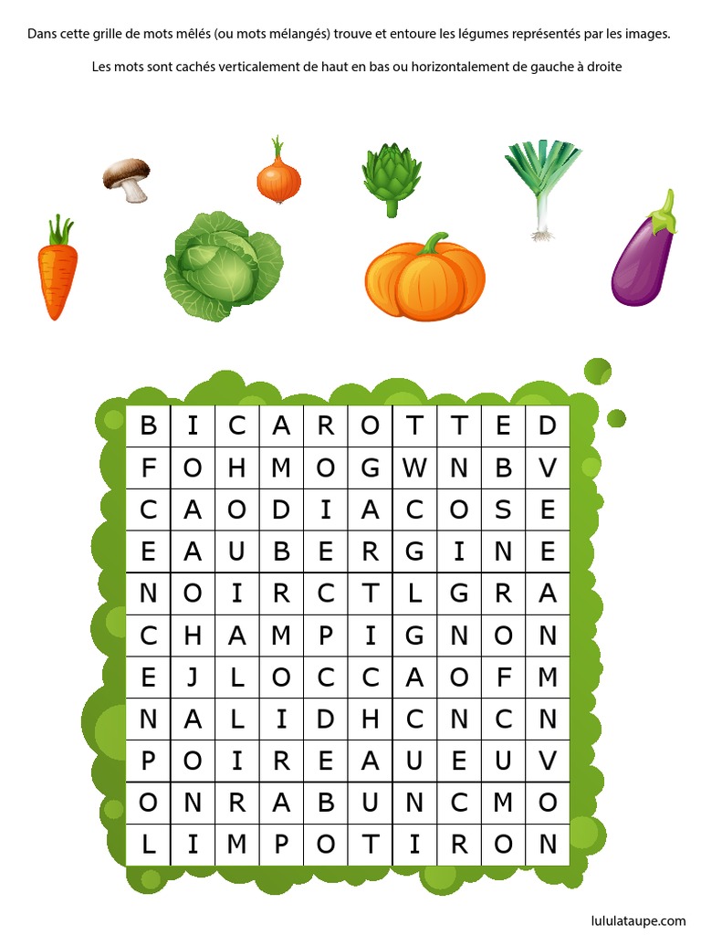 Mots Meles Legumes | PDF