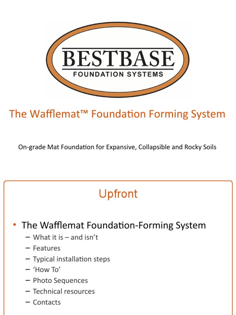 The Wafflemat™ Foundation Forming System: On-Grade Mat Foundation For ...
