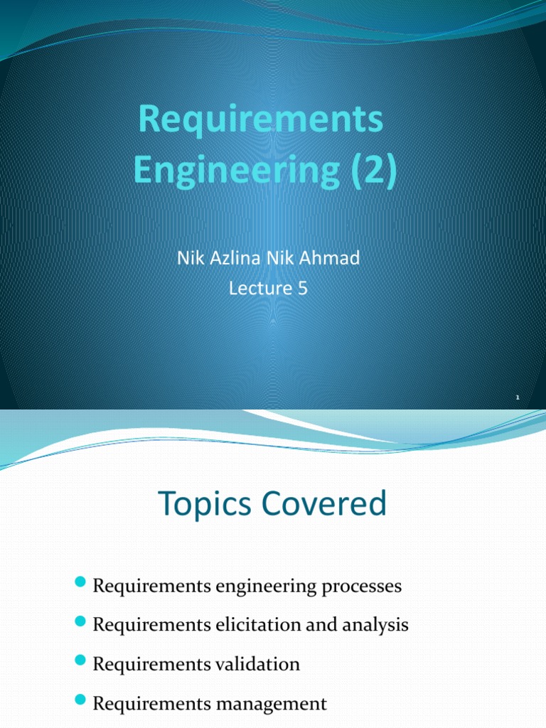 Requirements Engineering | PDF | Information Technology | Use Case