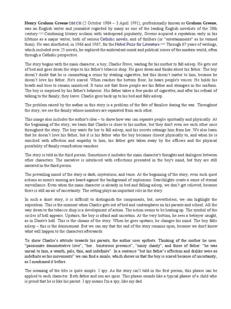 Интерпретация I SPy | PDF