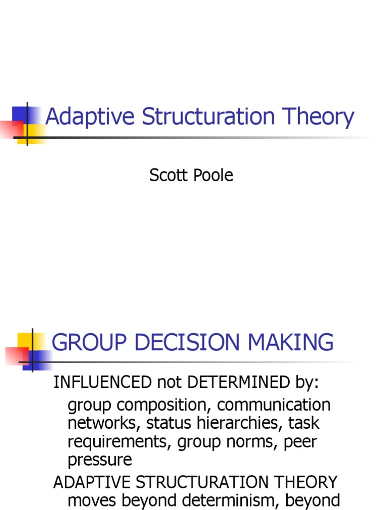 Adaptive Structuration Theory