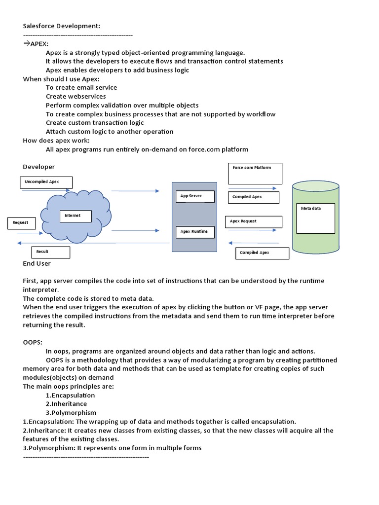 Salesforce Dev Notes Pdf Constructor Object Oriented Programming Programming 1025