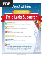 Aria Lexia - Completion - Certificate | PDF