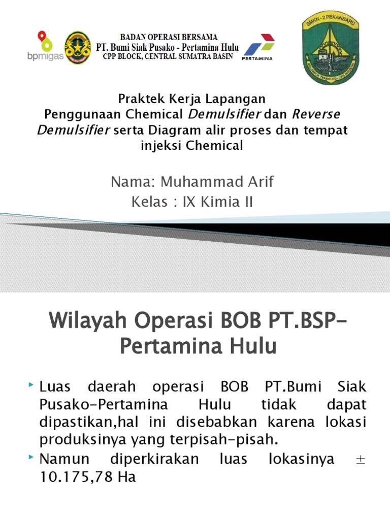Penggunaan Demulsifier dan Reverse Demulsifier | PDF