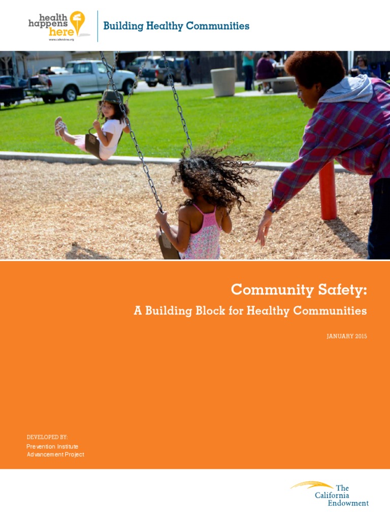 Community Safety:: Building Healthy Communities | PDF | Violence ...