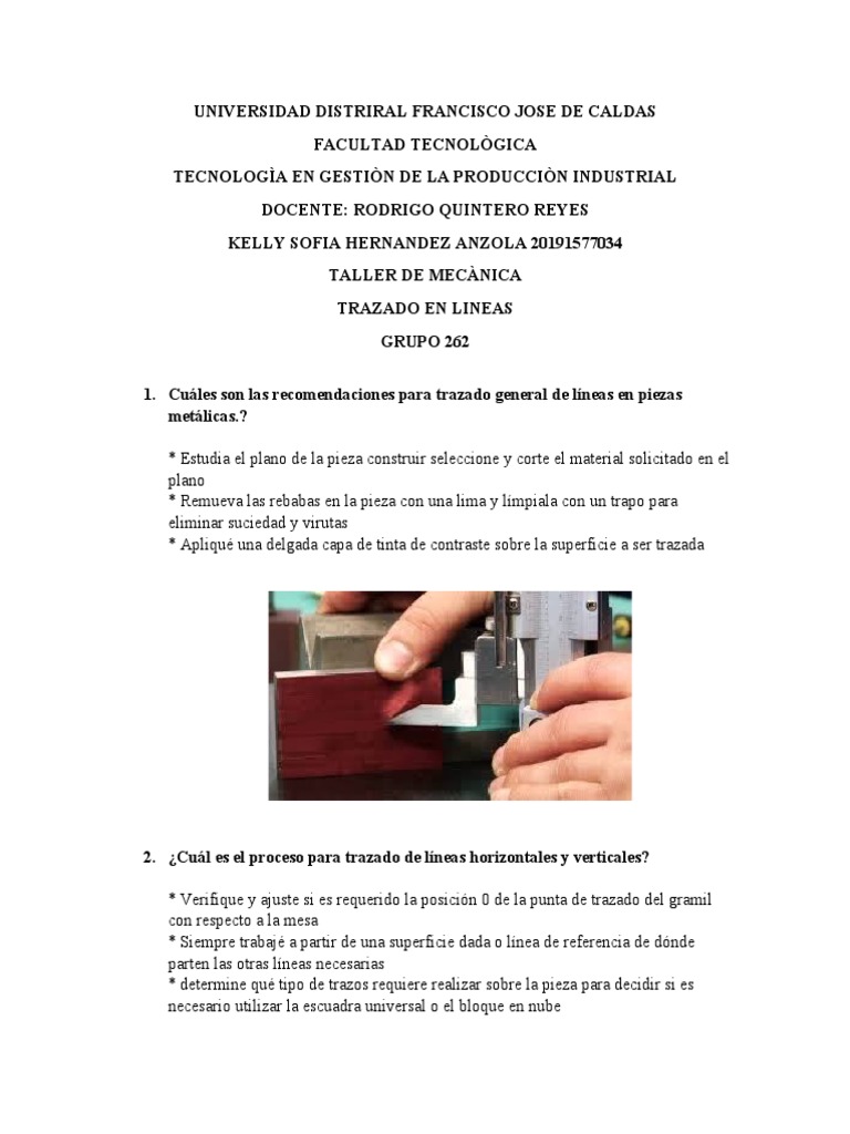 Trazado de Líneas en Metal | PDF | Tecnología