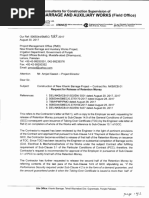 Sample Letter of Extension of Time For Construction (EOT Letter) | PDF ...