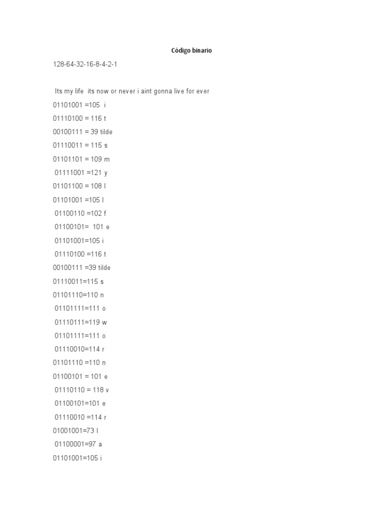 Código Binario | PDF | Teaching Methods & Materials