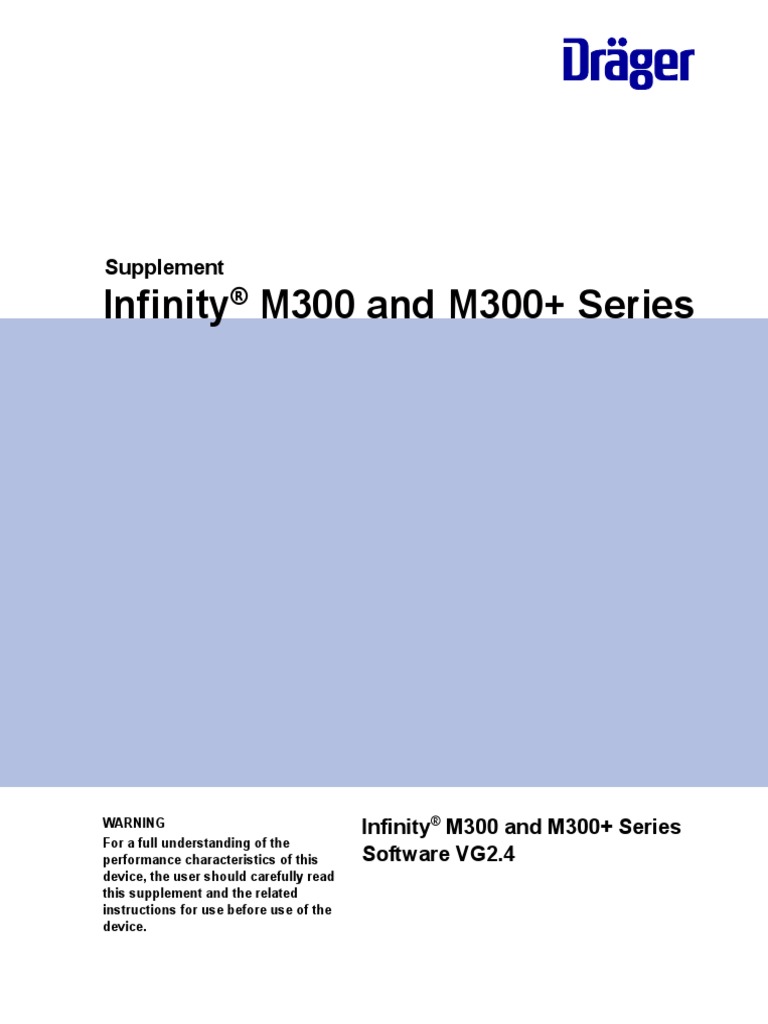 Infinity M300 and M300+ Series: Supplement | PDF | Electrocardiography ...