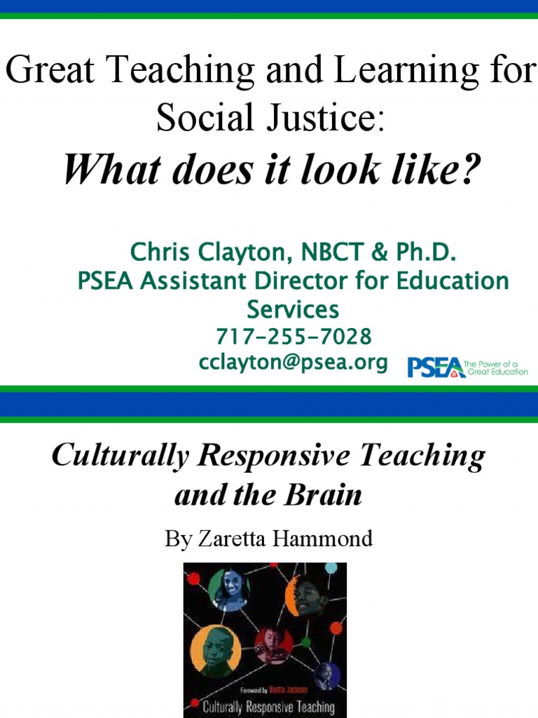 Chris Clayton's 'Culturally Responsive Teaching and The Brain' Book ...