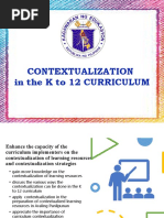 Curriculum Contextualization | PDF | Curriculum | Community