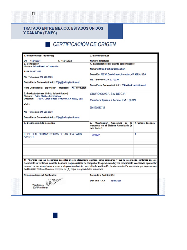 TMEC | PDF