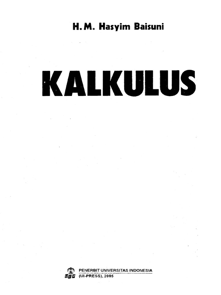 KALKULUS Hasyim | PDF