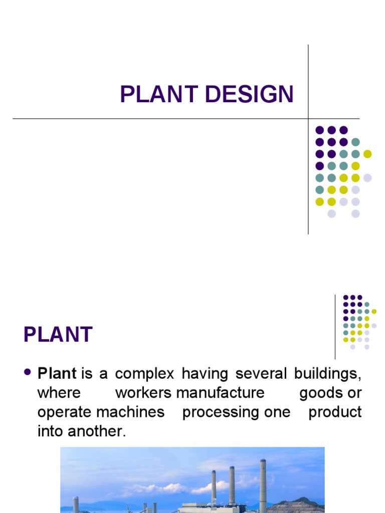 General Considerations in Plant Design Part | PDF | Water | Transport