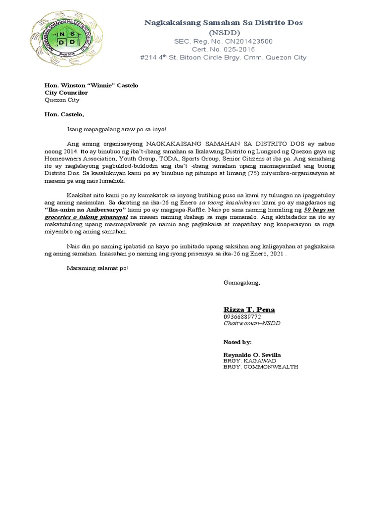 Invitation Letter | PDF