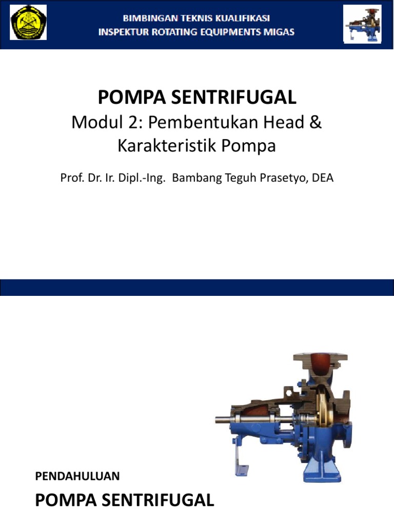 2.2.modul 2 - Pembentukan Head & Karakteristik Pompa - Okt - 2020 | PDF