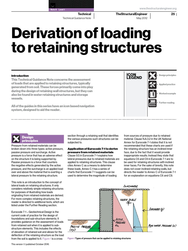 Retaining Wall Load Assessment Guide | PDF | Geotechnical Engineering ...