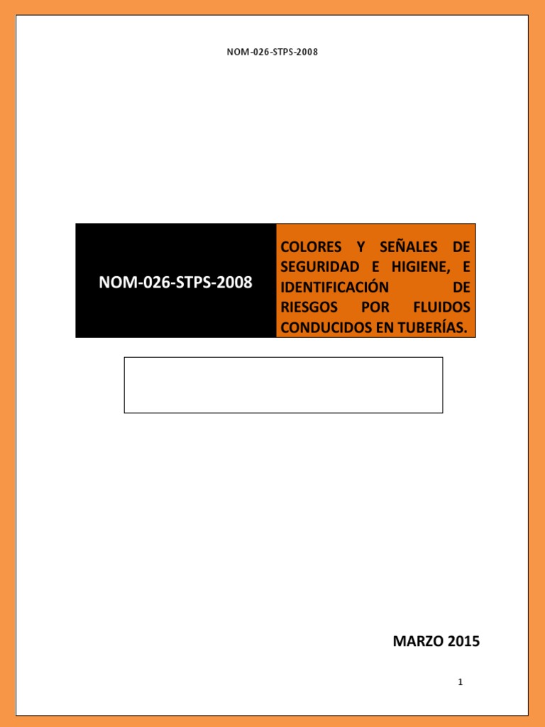 Nom 026 STPS 2008 | PDF | Color | Química