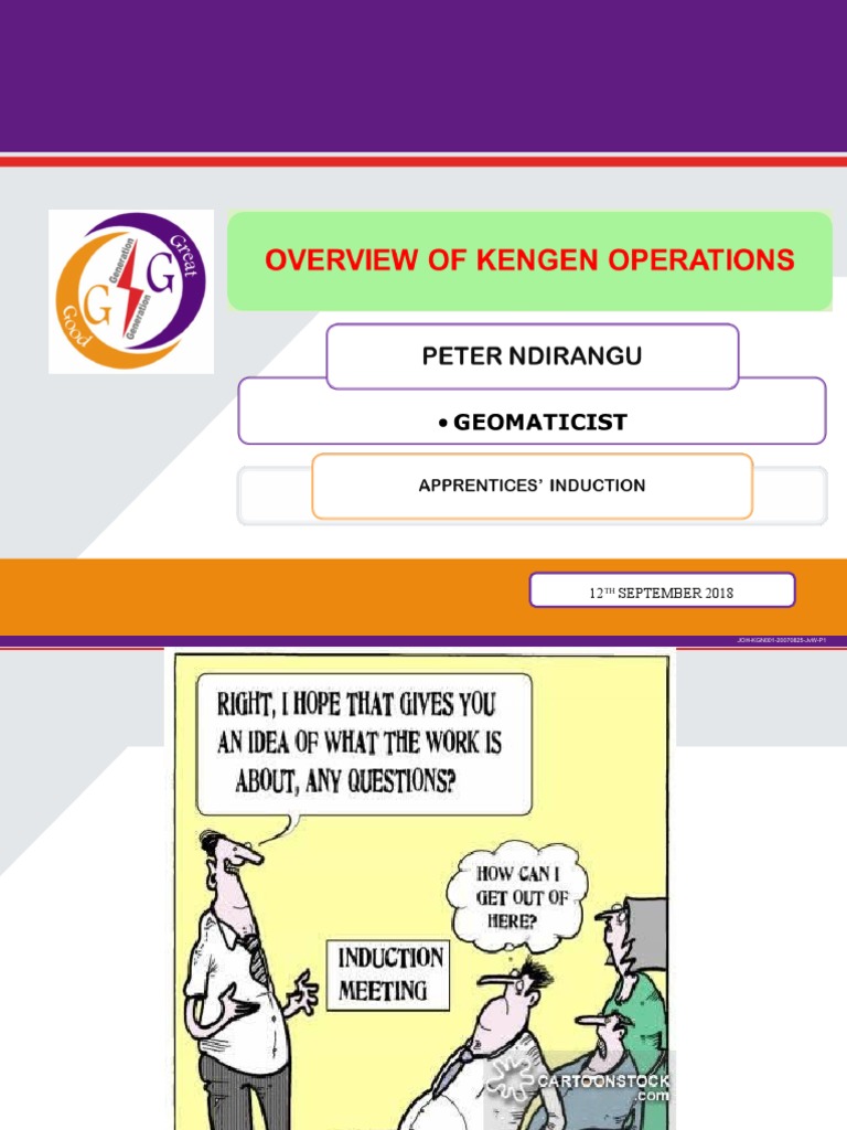 KenGen Induction Sept 2018 | PDF | Geothermal Energy | Sustainable Energy