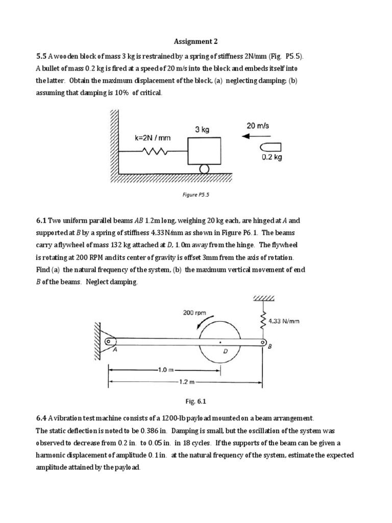 Assignment 2 | PDF | Force | Metrology