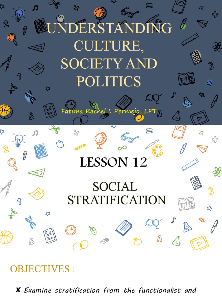 LESSON 12 Social Stratification | PDF | Social Stratification | Social ...