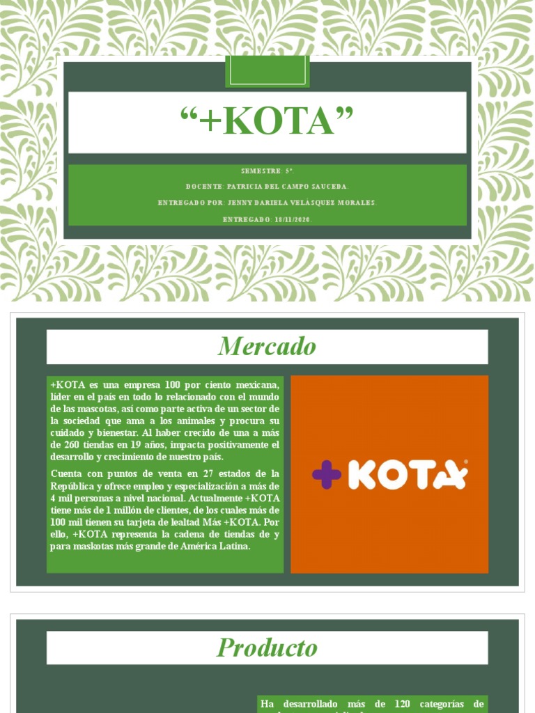 KOTA | PDF | Mascota | Marca