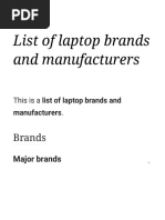 List of Laptop Brands and Manufacturers - Wikipedia | PDF | Dell ...